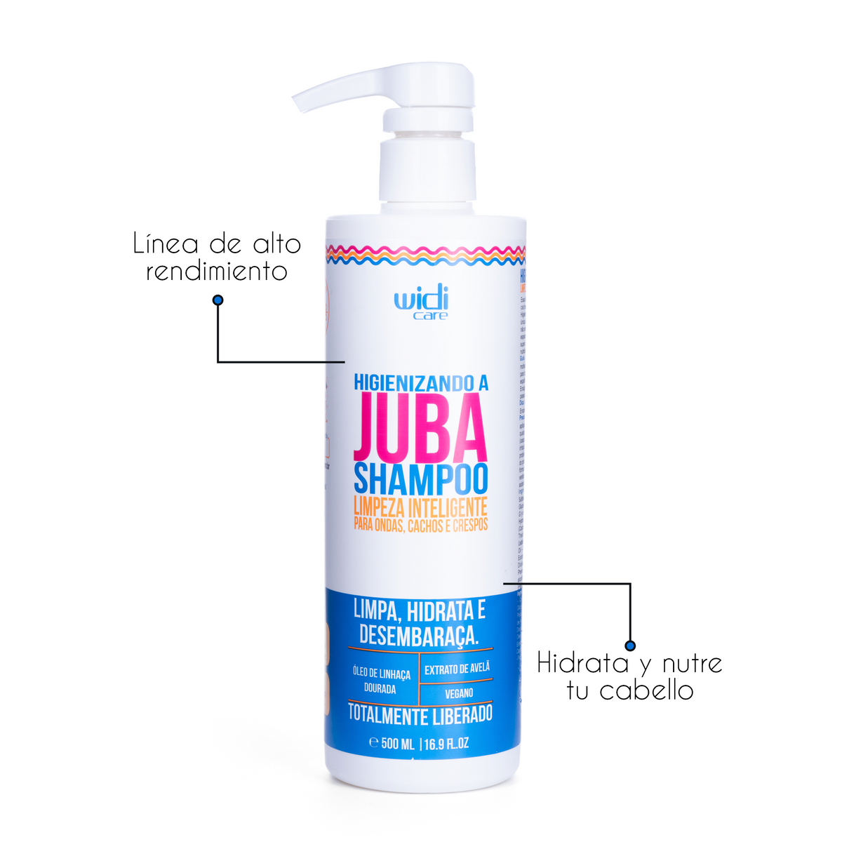Shampoo para cabellos con curvaturas JUBA 500ml – WIDI CARE